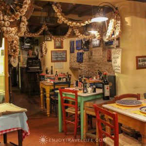 Sunset over Florence Italy in The Tuscan Hill Town of Fiesole