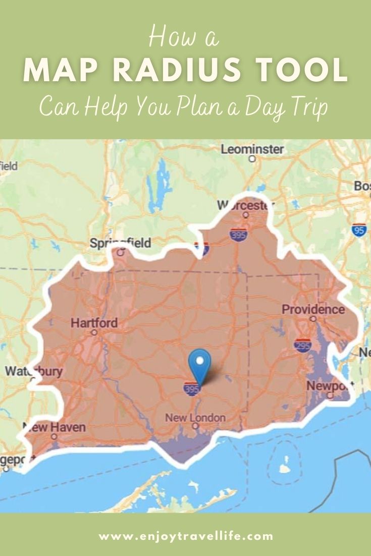 Simple Driving Radius Map Helps to Plan an Amazing Day Trip