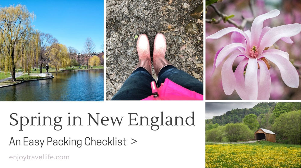 Need an Easy Packing Checklist for Spring in new England? [Printable]