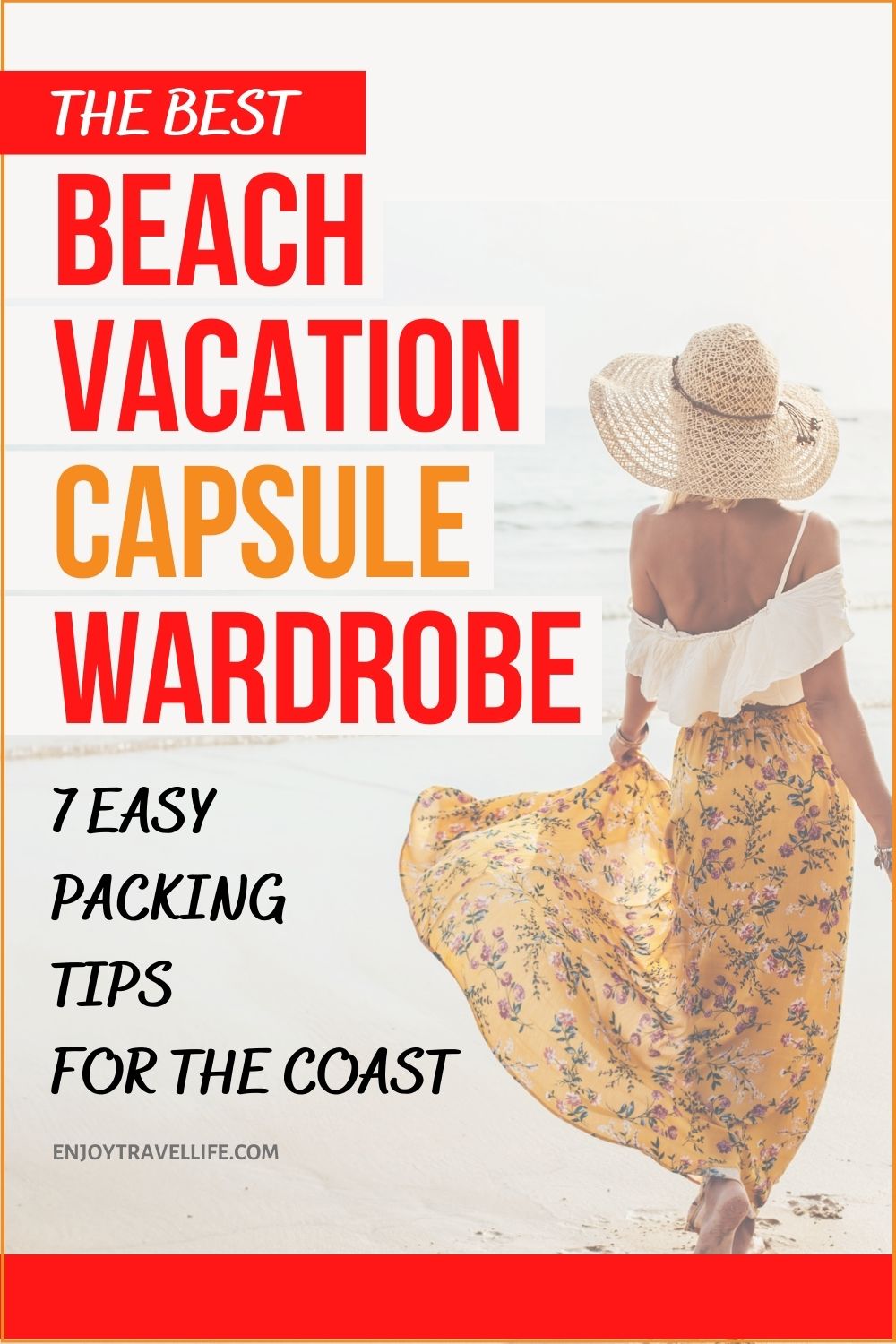 How to Plan a Beach Vacation Capsule Wardrobe (7 Easy Tips!)