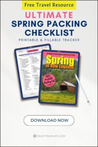 Need an Easy Packing Checklist for Spring in new England? [Printable]